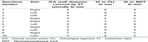 Proposed Clinical Internal Carotid Artery Classification Sys Journal Of Craniovertebral