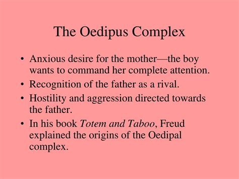 Ppt The Oedipus Complex Powerpoint Presentation Free Download Id9234194