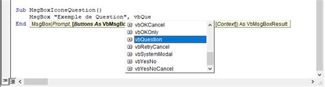 VBA Boîte de Dialogue Oui Non Msgbox Automate Excel