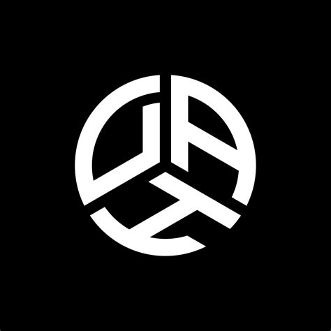 Dah Letter Logo Design On White Background Dah Creative Initials