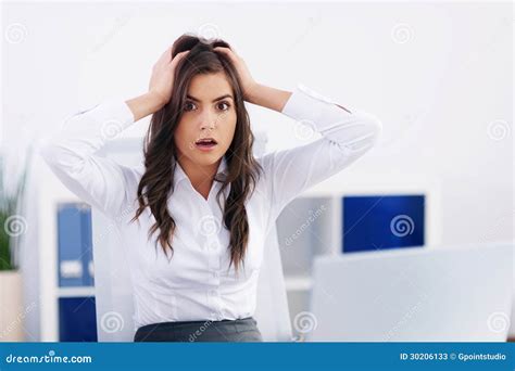 Mistake At Work Stock Image Image Of News Occupation 30206133