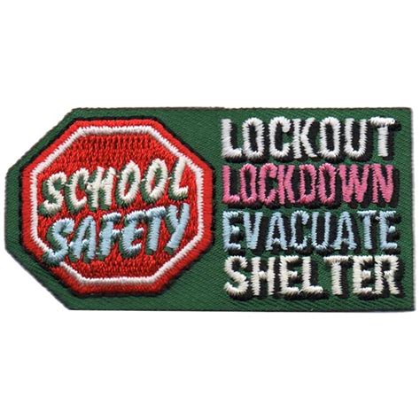 School Safety Patch • Advantage Emblem And Screen Printing