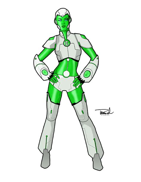 Aya From Green Lantern Tas By Tsbranch On Deviantart