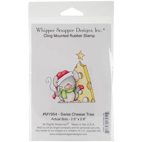 Whipper Snapper Designs My954 Whipper Snapper Cling Stamp 4x6 Swiss