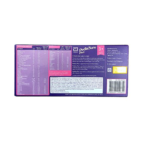 Pedia Sure Plus Liquid Chocolate Milk Drink 110ml X 4s