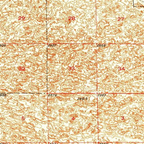 Halsey Ne 1950 62500 Scale Map By United States Geological Survey