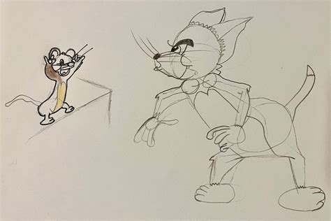 Tom And Gerry Inspired Drawing By Nina