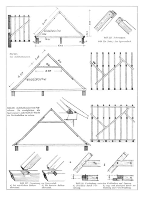 Sparrendach Kelhlbalkendach Detail Inspiration
