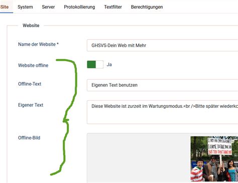 Template Stil F R Joomla Offline Modus Umswitchen Ghsvs Dein Web Mit Mehr