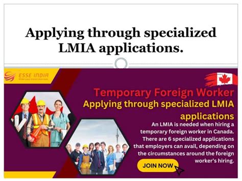 Applying Through Specialized Lmia Applicationspptx