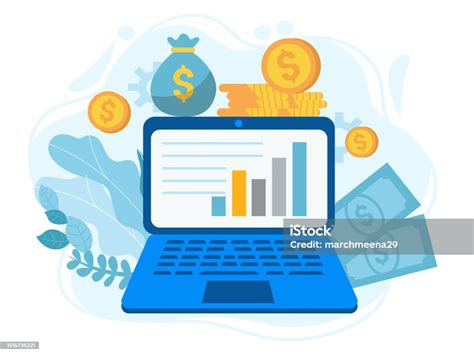 비용 및 투자 관리 금융 기술을 절약하십시오 개인 또는 기업 예산 계산 및 분석 금융 수입 관리 벡터 그림 Brand Name