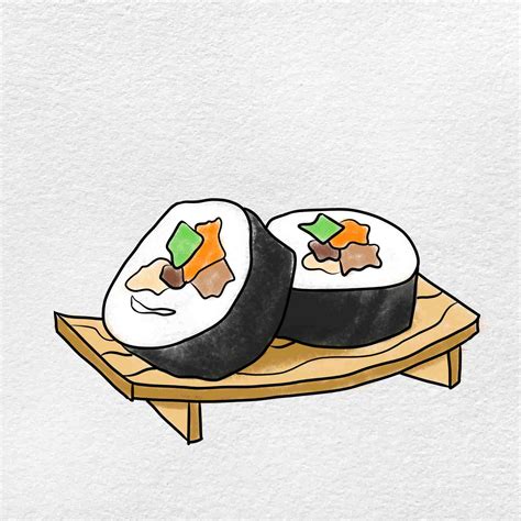 How To Draw Sushis