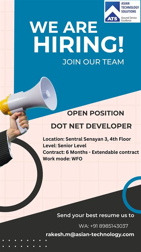 Linkedin Ats Hiring Dotnetdeveloper Developer Aspdotnetcore Mvc