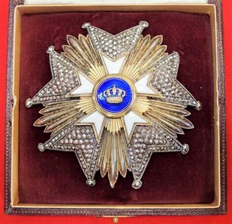 Belgian Grand Officier Of Crown Order And Swedish Commander 1st Class