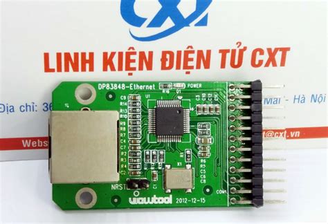 Cxt Vn Từ ý Tưởng đến Sản Phẩm Dp83848 Module Ethernet