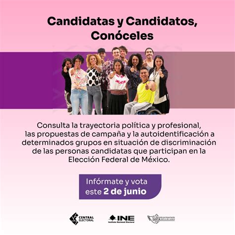Candidatas y candidatos conóceles Central Electoral