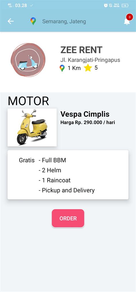 Github Brisiklurental Motor Ui Android Cardview Recycleview Tugase