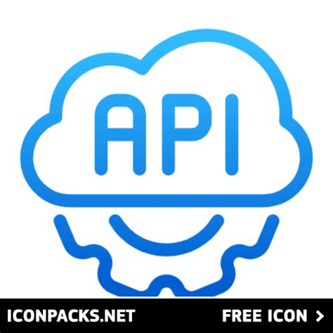 Free Api Cloud Computing Cogwheel Blue Outline Svg Png Icon Symbol Download Image