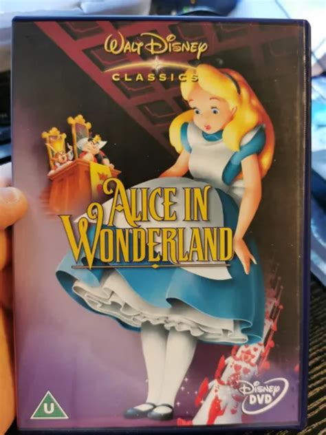 Alice In Wonderland Walt Disney Classics Animation Region 2 Eur 234