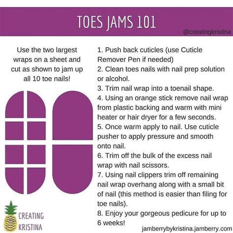 Toe Jams Cheat Sheet