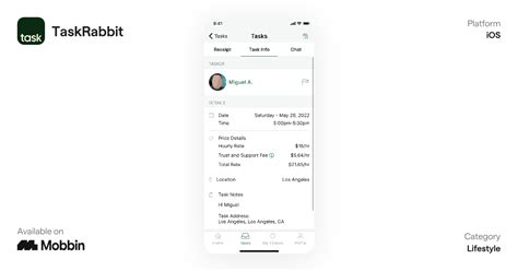Taskrabbit Ios Task Details Mobbin