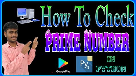 How To Check Prime Number Python Vivek Telugu Library Youtube