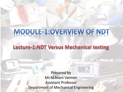 Non Destructive Testing Versus Destructive Testing Pdf