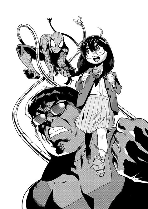 Spider Man Battles A Teenage School Girl Version Of Doc Ock In New Manga