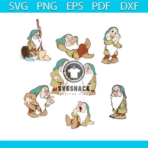 Sleepy Dwarf Sleepy Dwarf Svg Dwarf Dwarf Svg Snow White Inspire