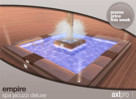 Second Life Marketplace Axl Pro Box Empire Spa Jacuzzi Deluxe