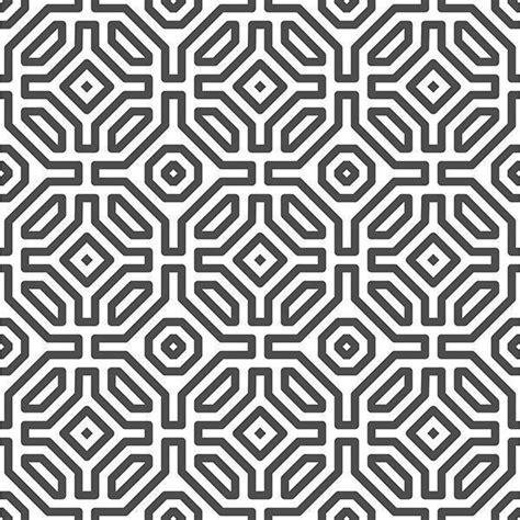 Abstract Seamless Octagonal Square Shapes Pattern Abstract Geometric