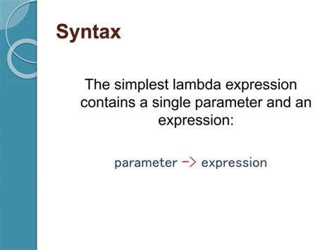 Java Lambda Expressionspptx Programming Languages Computing
