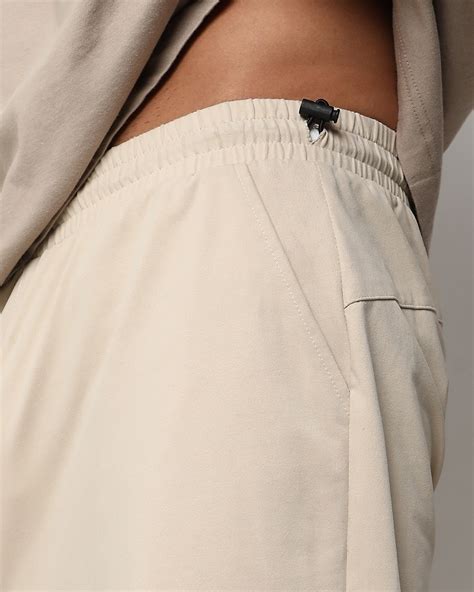 Buy Mens Off White Loose Comfort Fit Parachute Pants Online At Bewakoof
