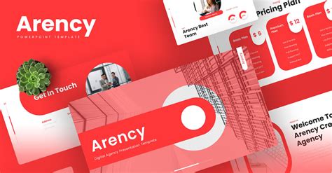 Arency Digital Agency Powerpoint Template Templatemonster