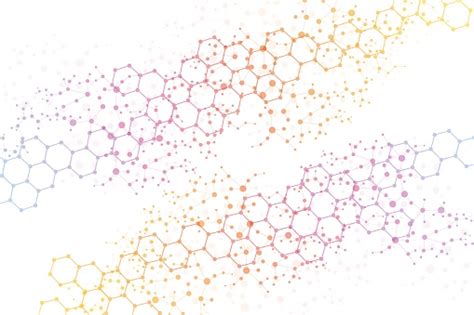 과학 네트워크 패턴 연결 선과 점 기술 육각 구조 또는 분자 연결 요소 배경 주제에 대한 스톡 벡터 아트 및 기타 이미지