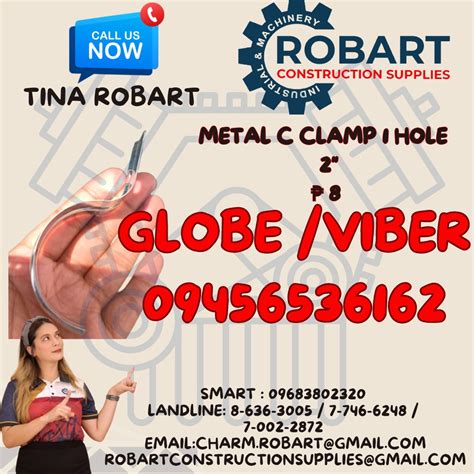 Metal C Clamp 1 Hole 2 Commercial And Industrial Construction