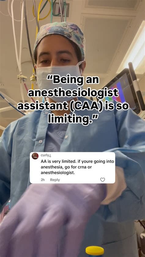 Caa Lifestyle Anesthesiologist Assistant Certified Anesthesiologist