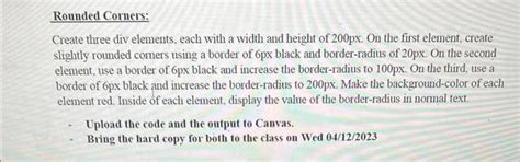 solved rounded corners create three div elements each with