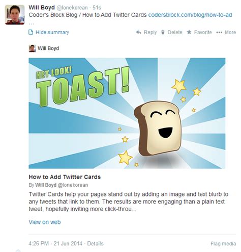 How To Add Twitter Cards Coder S Block
