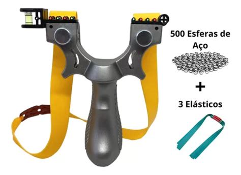 Estilingue Profissional Esferas E Elásticos Atiradeira Frete grátis