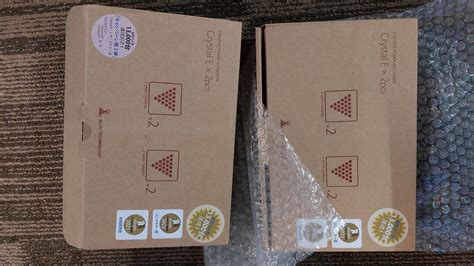 Sold Elsewhere Crystal E Ground Boxes 2 Sets Of 2 Hi Fi And Cinema