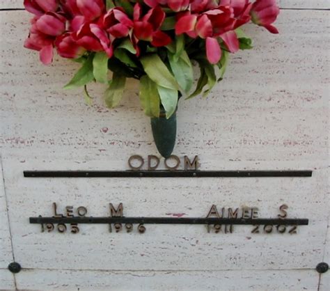 Aimee Marie Sorrel Odom 1911 2002 Find A Grave Memorial