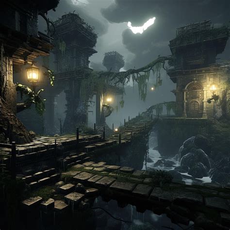Premium Photo Platform Game Environment Concept