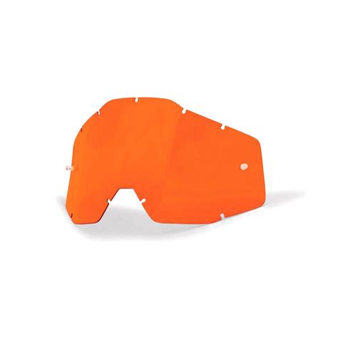100 Accuri Racecraft Strata Anti Fog Replacement Lens Orange