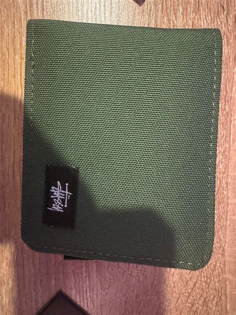 Stussy Green stussy wallet | Grailed