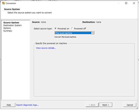 Migrating Workloads Using Vmware Vcenter Converter Standalone P2v V2v And C2c Aws Repost
