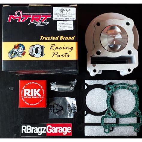 Mtrt 59mm Chromebore Block Set W Forged Piston Mio Sporty Soulty