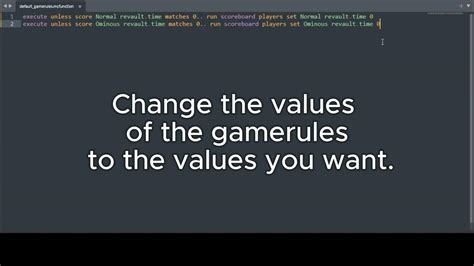 Configuring Gamerules In My Datapacks Youtube