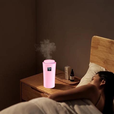 Qaailabf Usb Cool Mist Humidifier 260ml Capacity Portable Desktop