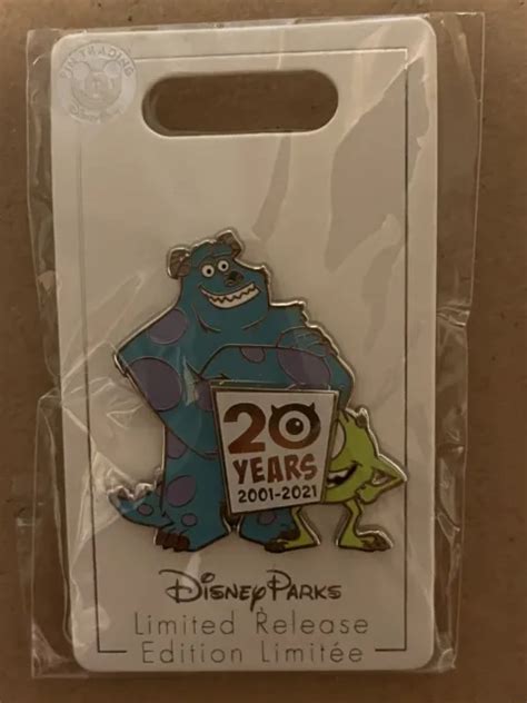 Disney Pixar Pin Monsters Inc Th Anniversary Limited Release New Picclick Uk